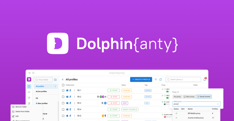 Антидетект браузер Dolphin Anty: новые возможности для арбитражников на апдейте функционала сервиса
